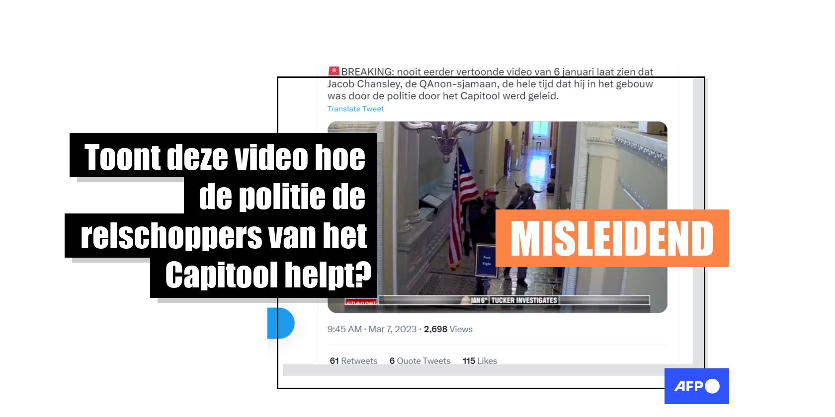 Bestorming van het Capitool : pas op voor misleidende interpretaties ...